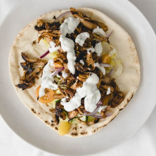 Super Easy Chicken Pita Wraps - Around The World